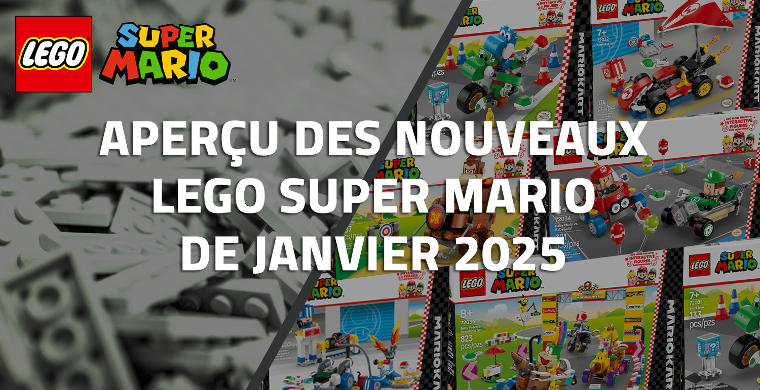 Aperçu des nouveaux LEGO Super Mario de Janvier 2025