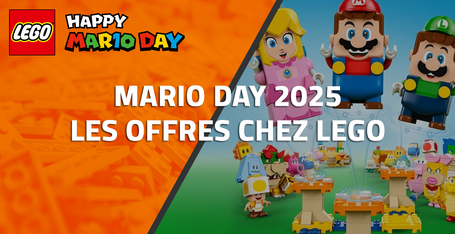 Mario Day 2025 : Les offres chez LEGO