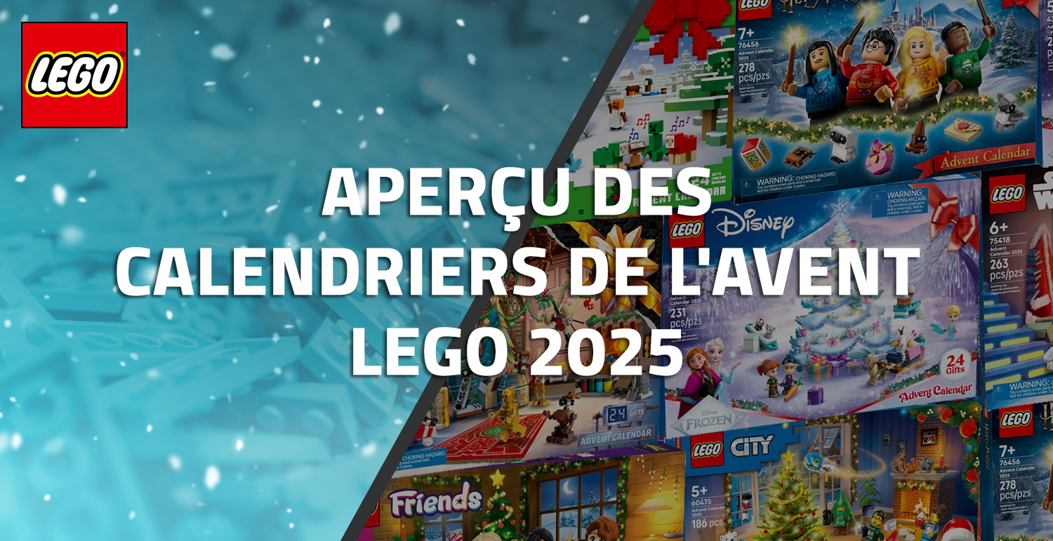Les Nouveaux Calendriers de l'Avent LEGO 2025