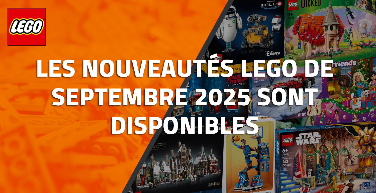 Les nouveautés LEGO de Septembre 2025 sont disponibles
