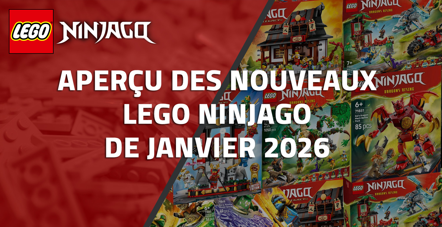 Aperçu des nouveaux LEGO Ninjago de Janvier 2026