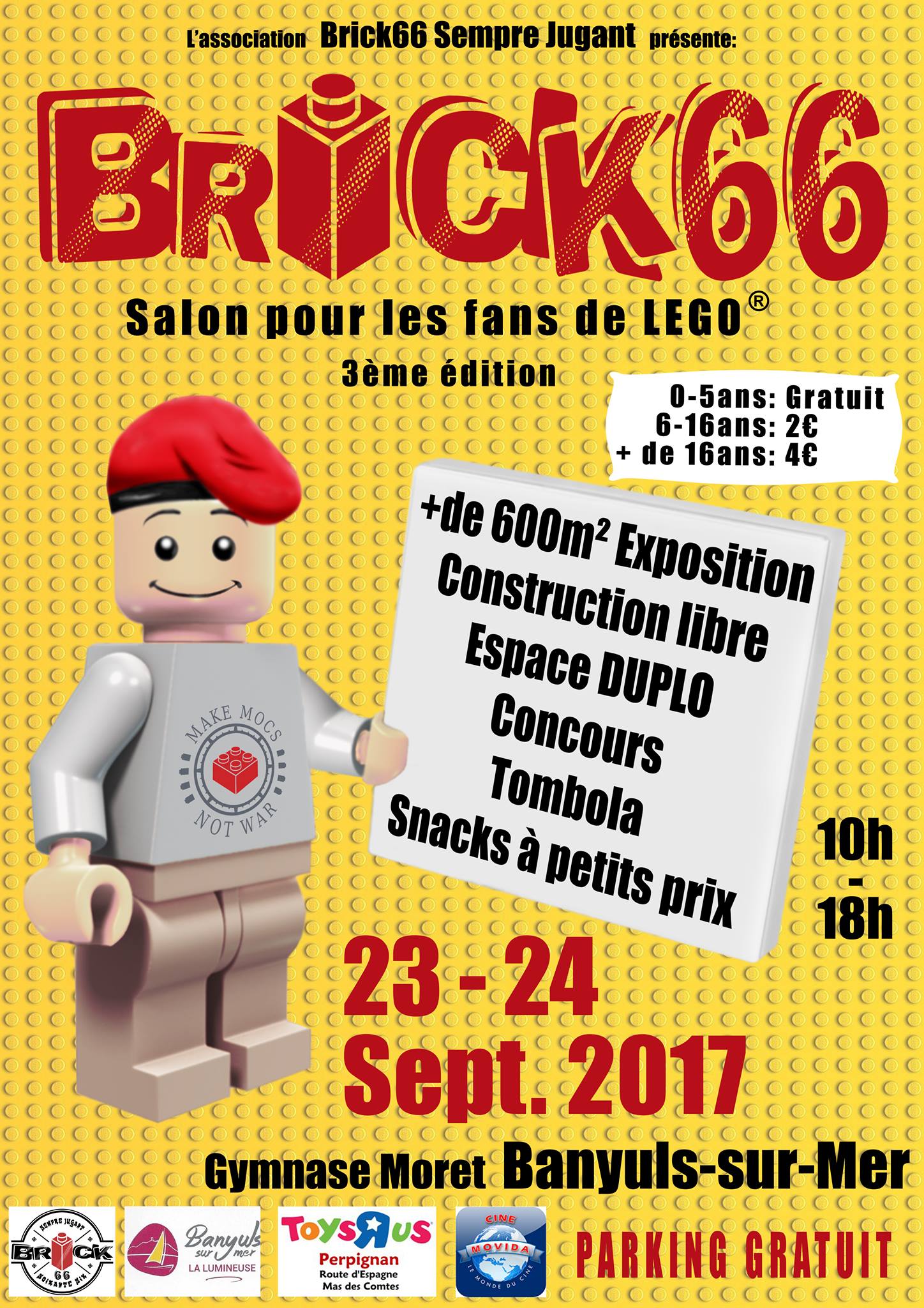 Exposition LEGO - BRICK66 à BANYULS-SUR-MER (66650)