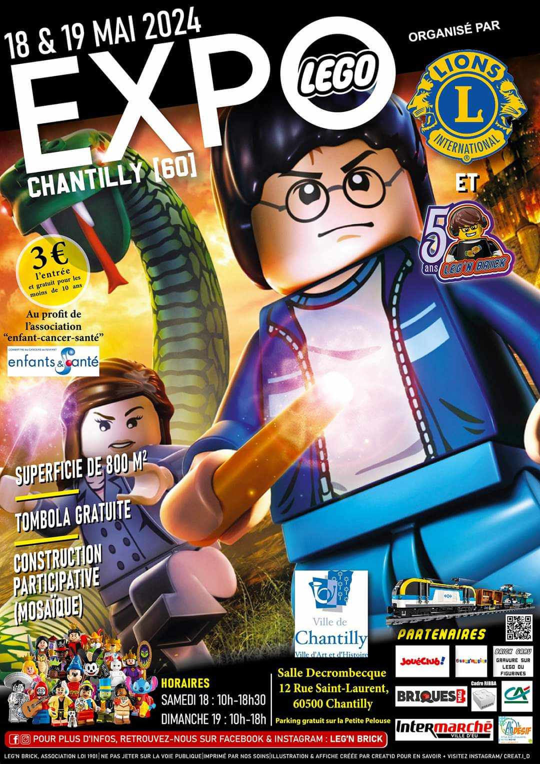 Exposition LEGO - Expo LEGO Chantilly 2024 à Chantilly (60500)