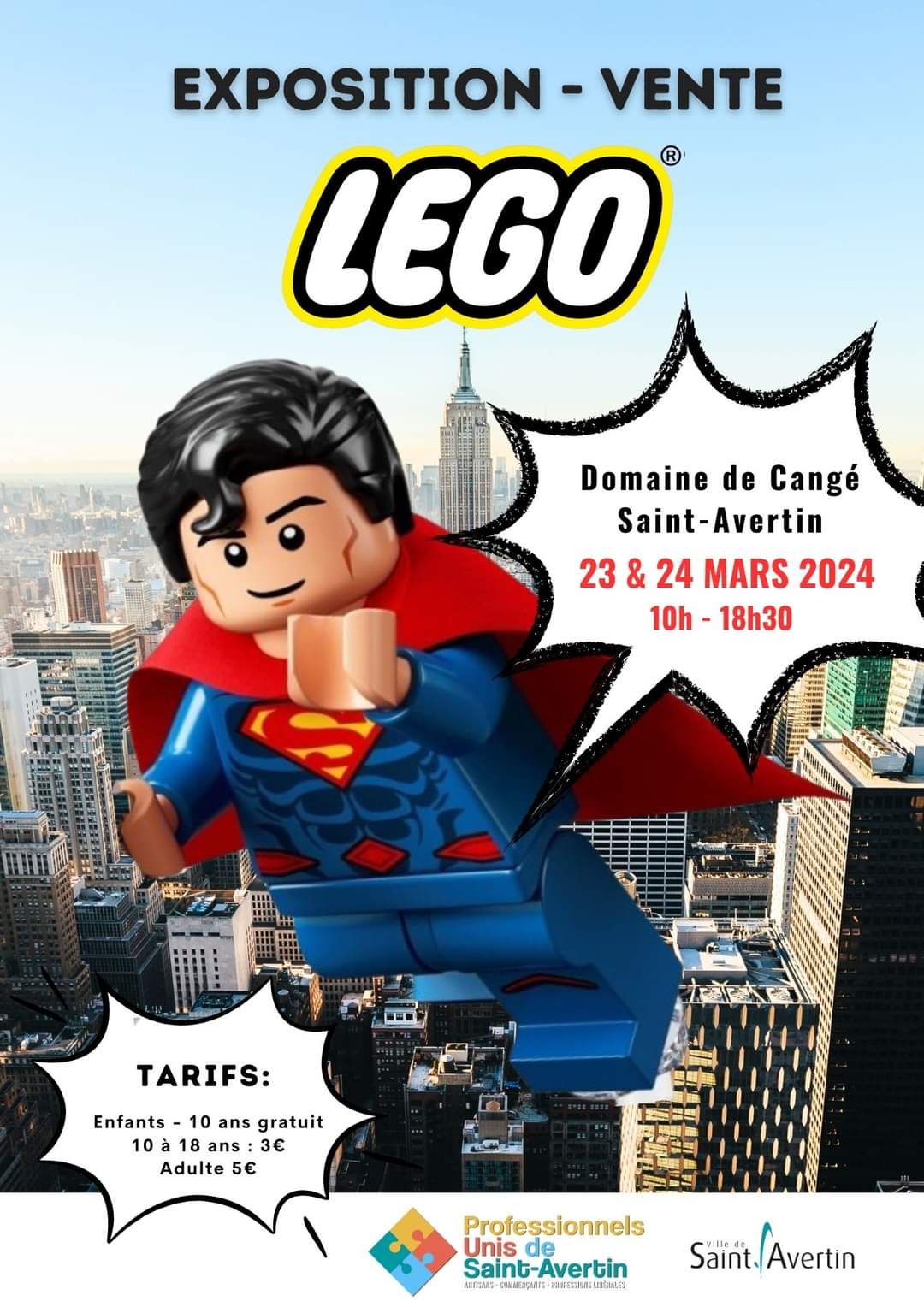 Exposition LEGO - Expo LEGO Saint-Avertin 2024 à Saint-Avertin (37550)