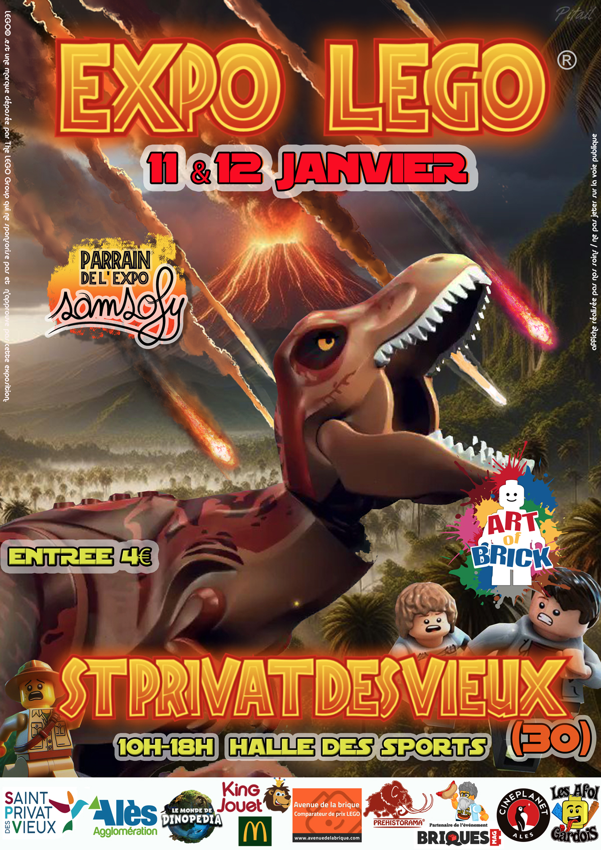 Exposition LEGO - Expo LEGO Art of Brick 2025 à Saint-Privat-des-Vieux ...