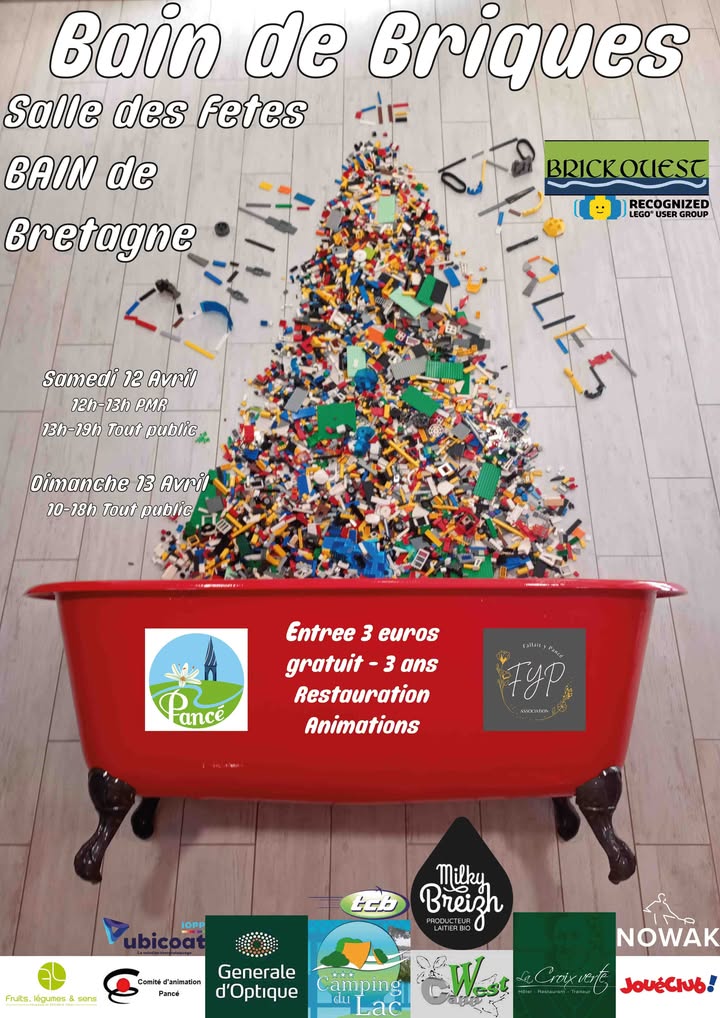 Exposition LEGO - Expo LEGO Bain de Briques 2025 à Bain de Bretagne (35470)