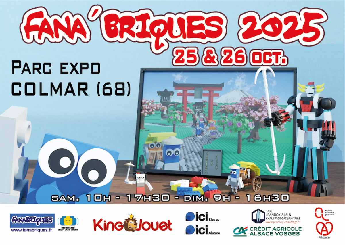 Exposition LEGO - Expo LEGO Fana'Briques 2025 à Colmar (68000)