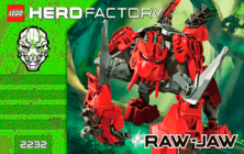 LEGO Hero Factory 2232 pas cher, Raw-Jaw
