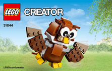 LEGO Creator 31044 pas cher, Les animaux du parc