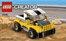 LEGO Creator 31046 pas cher, La voiture rapide