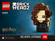 LEGO BrickHeadz 40496 pas cher, Voldemort, Nagini et Bellatrix