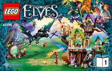 LEGO Elves 41196 pas cher, L'attaque de chauve-souris de l'arbre Elvenstar