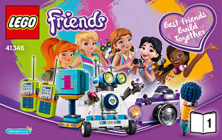 LEGO Friends 41346 pas cher, La boîte de l'amitié