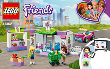 LEGO Friends 41362 pas cher, Le supermarché de Heartlake City