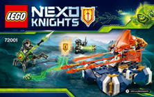LEGO Nexo Knights 72001 pas cher, L'aérotireur de Lance