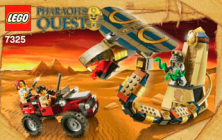 LEGO Pharaoh's Quest 7325 pas cher, La statue maudite du cobra