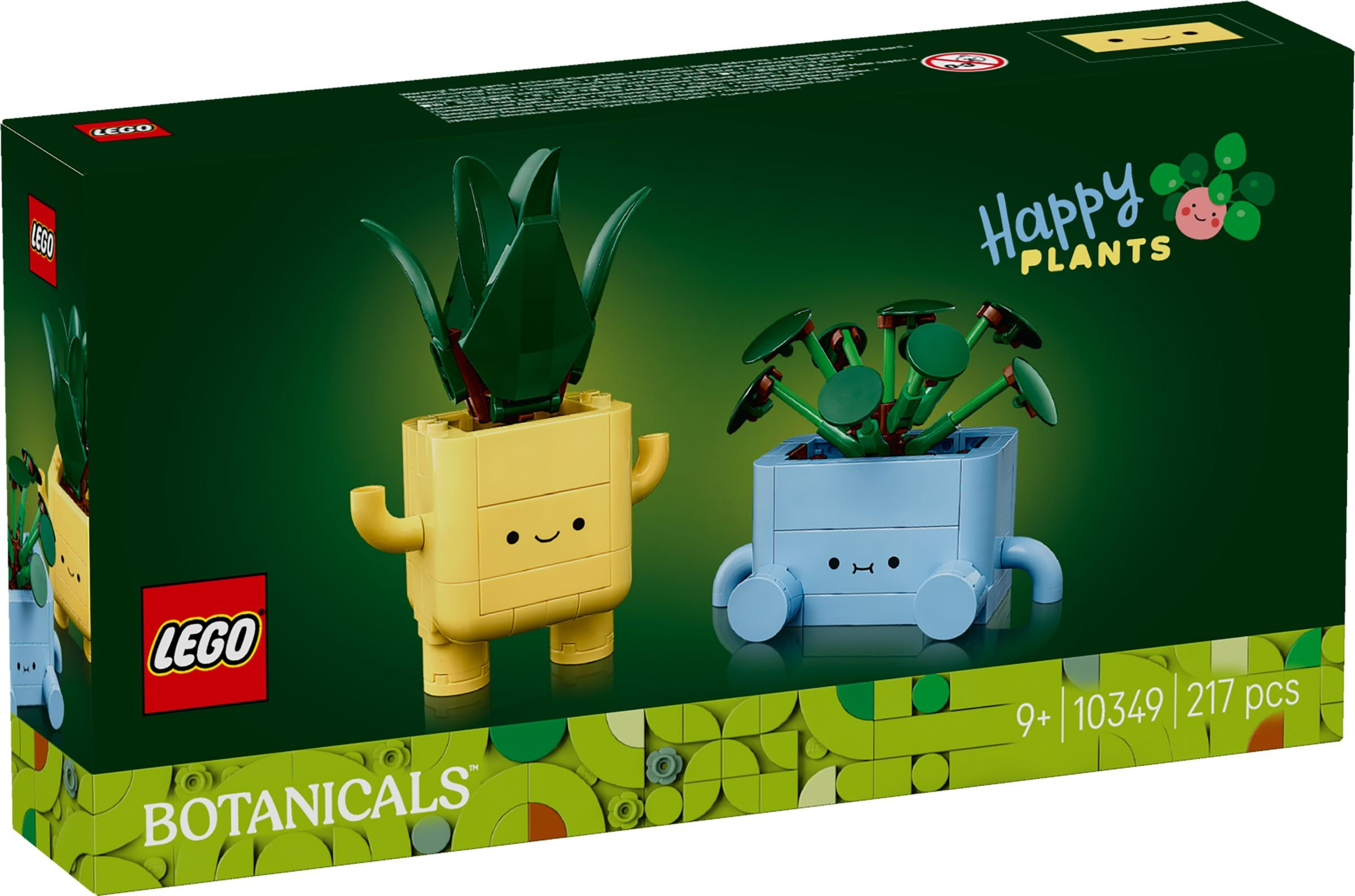 LEGO Icons 10349 pas cher, Petites plantes souriantes