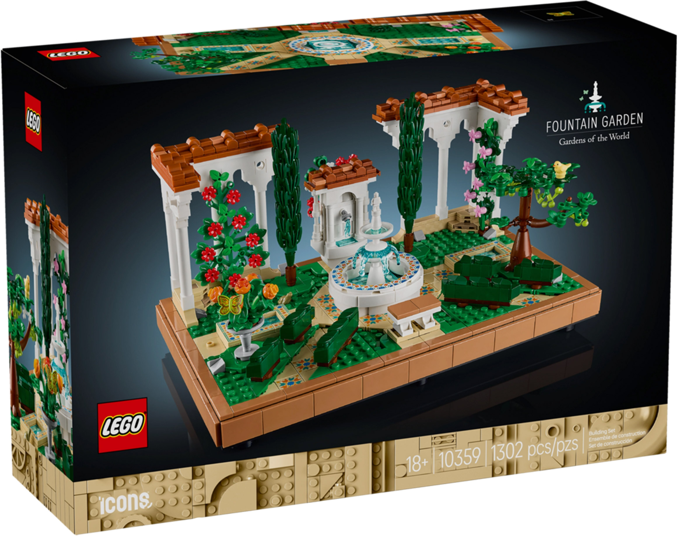 LEGO Icons 10359 pas cher, Le jardin andalou