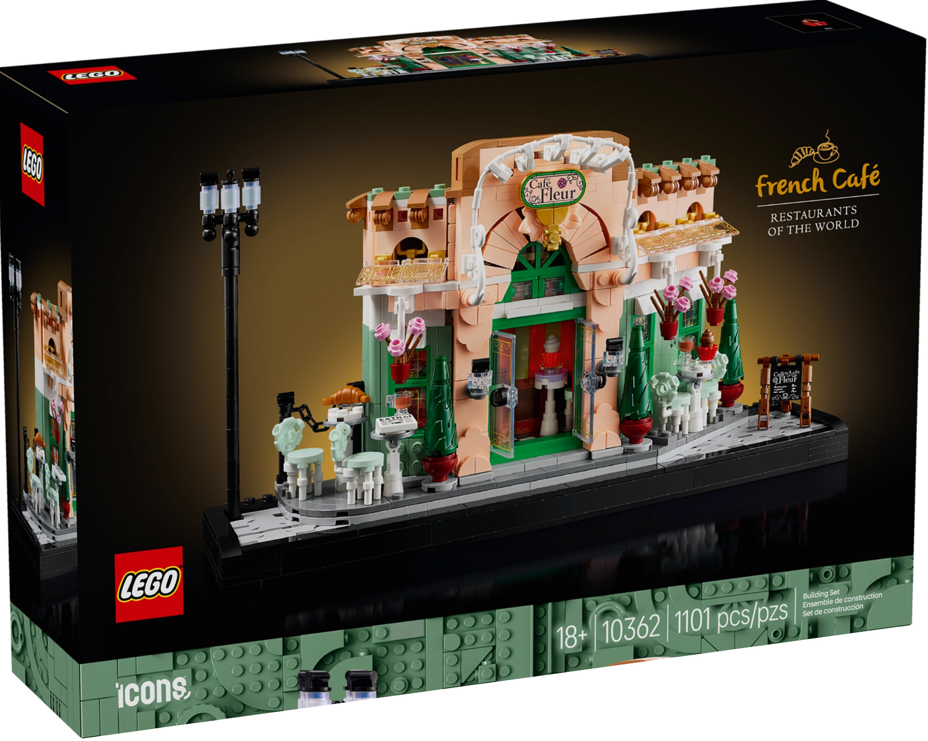 LEGO Icons 10362 pas cher, Le café français