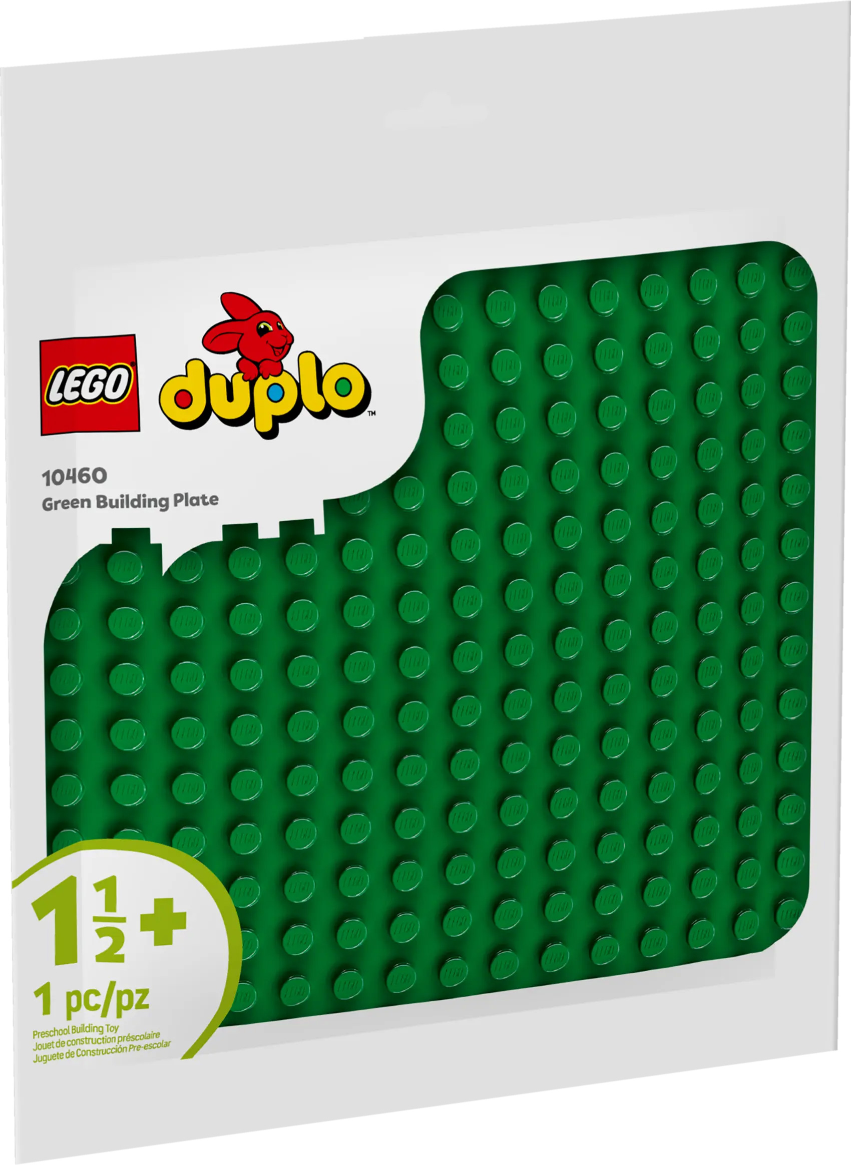 LEGO Duplo 10460 pas cher, Plaque de construction verte