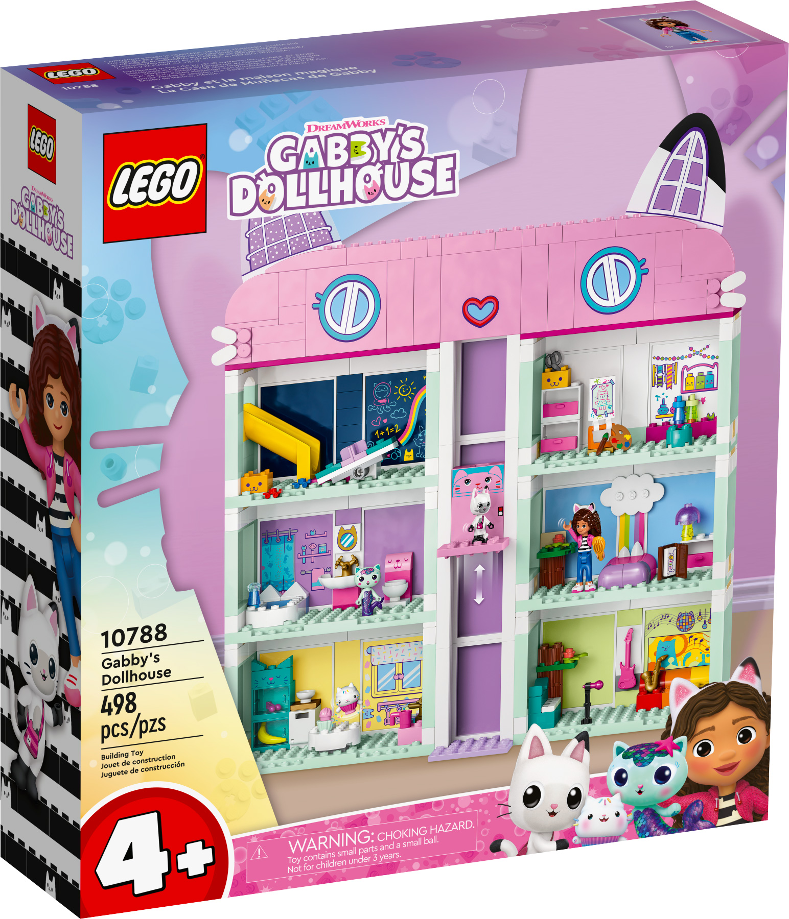 LEGO Gabby's Dollhouse 10788 pas cher, La maison magique de Gabby