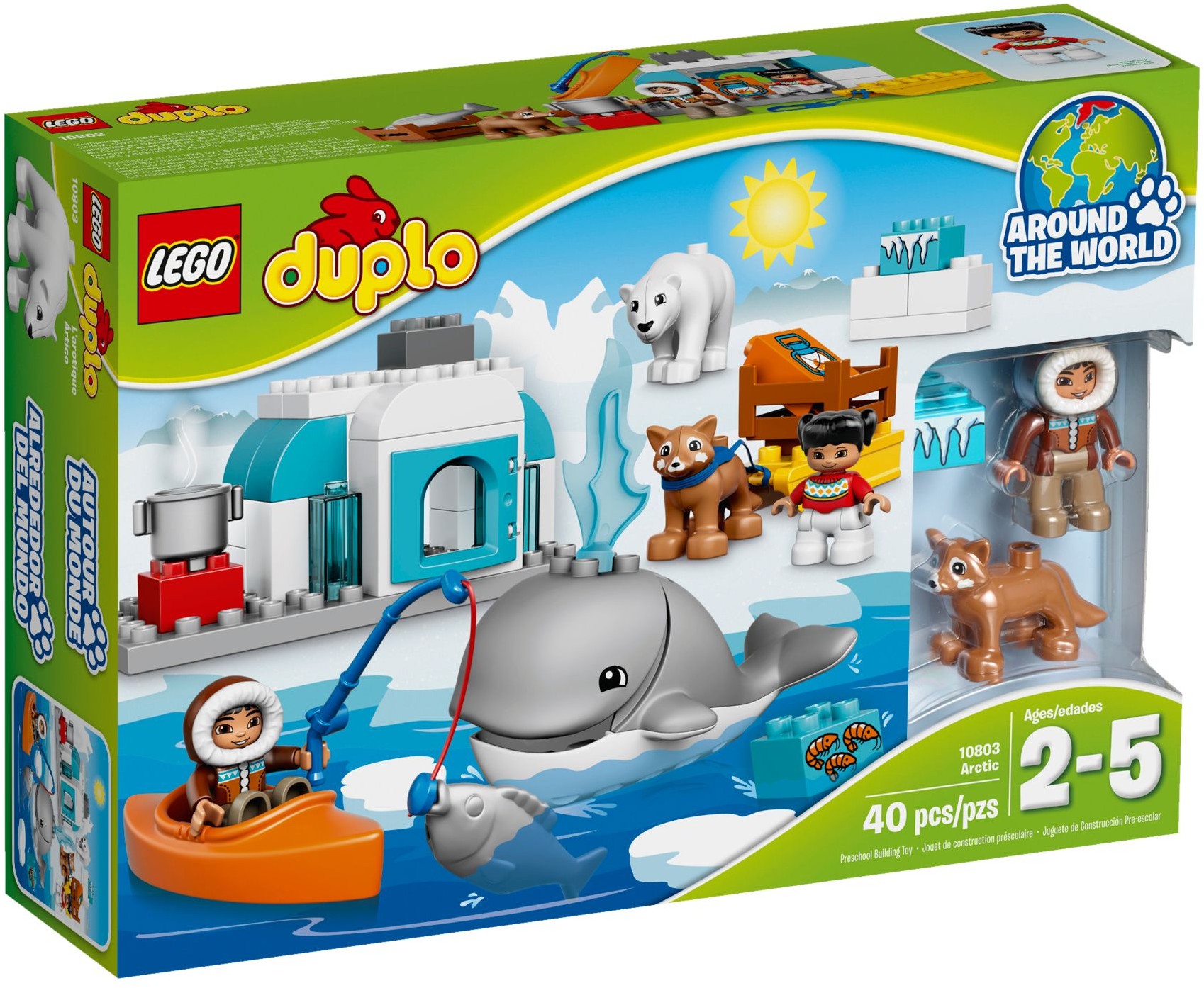 LEGO Duplo 10803 pas cher, Les animaux de l'Arctique
