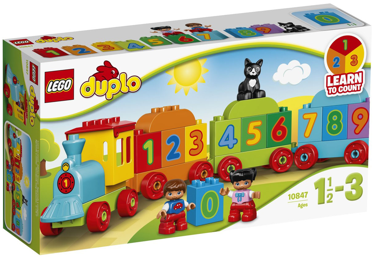 LEGO Duplo 10847 pas cher, Le train des chiffres