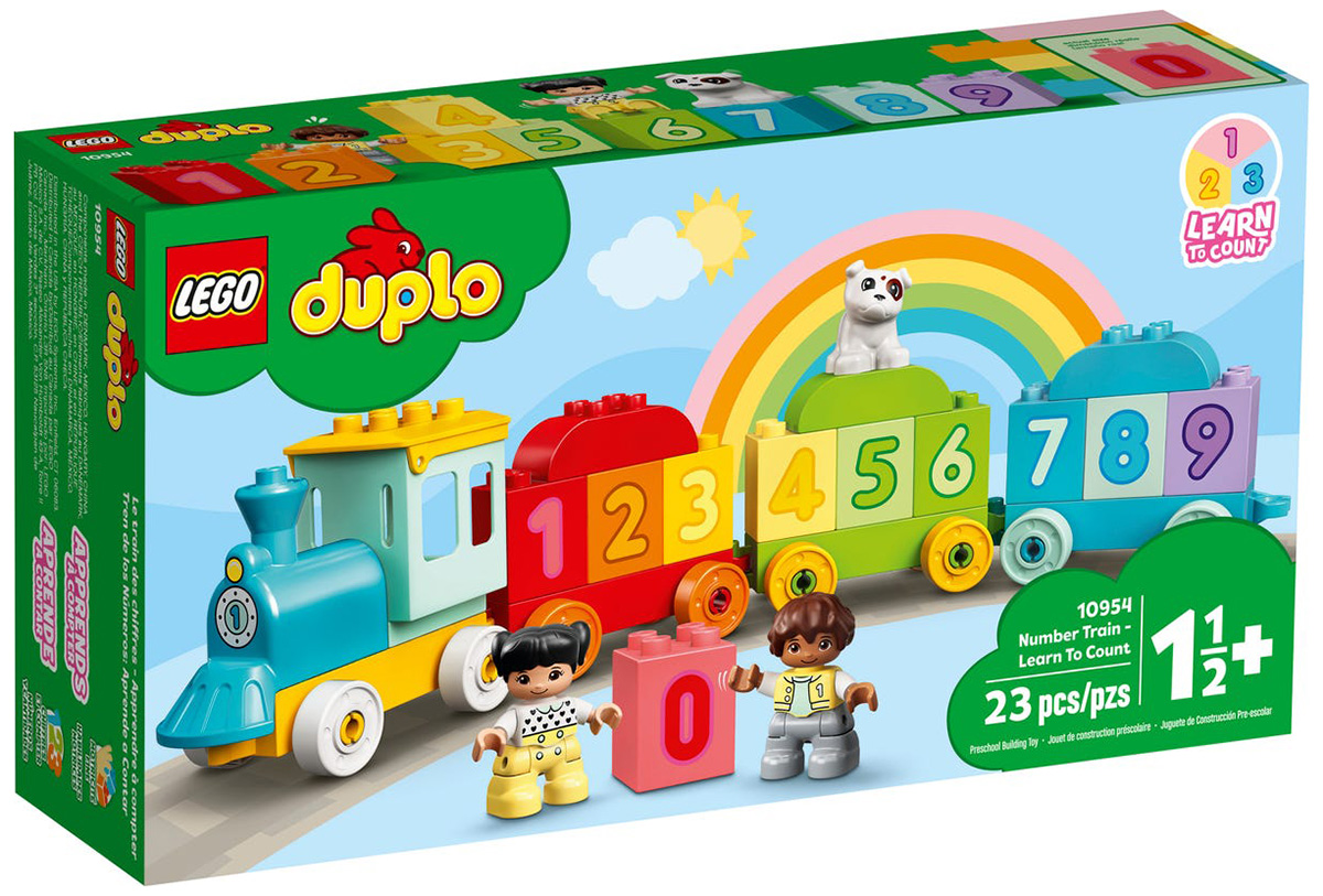 LEGO Duplo 10954 pas cher, Le train des chiffres - Apprendre à compter