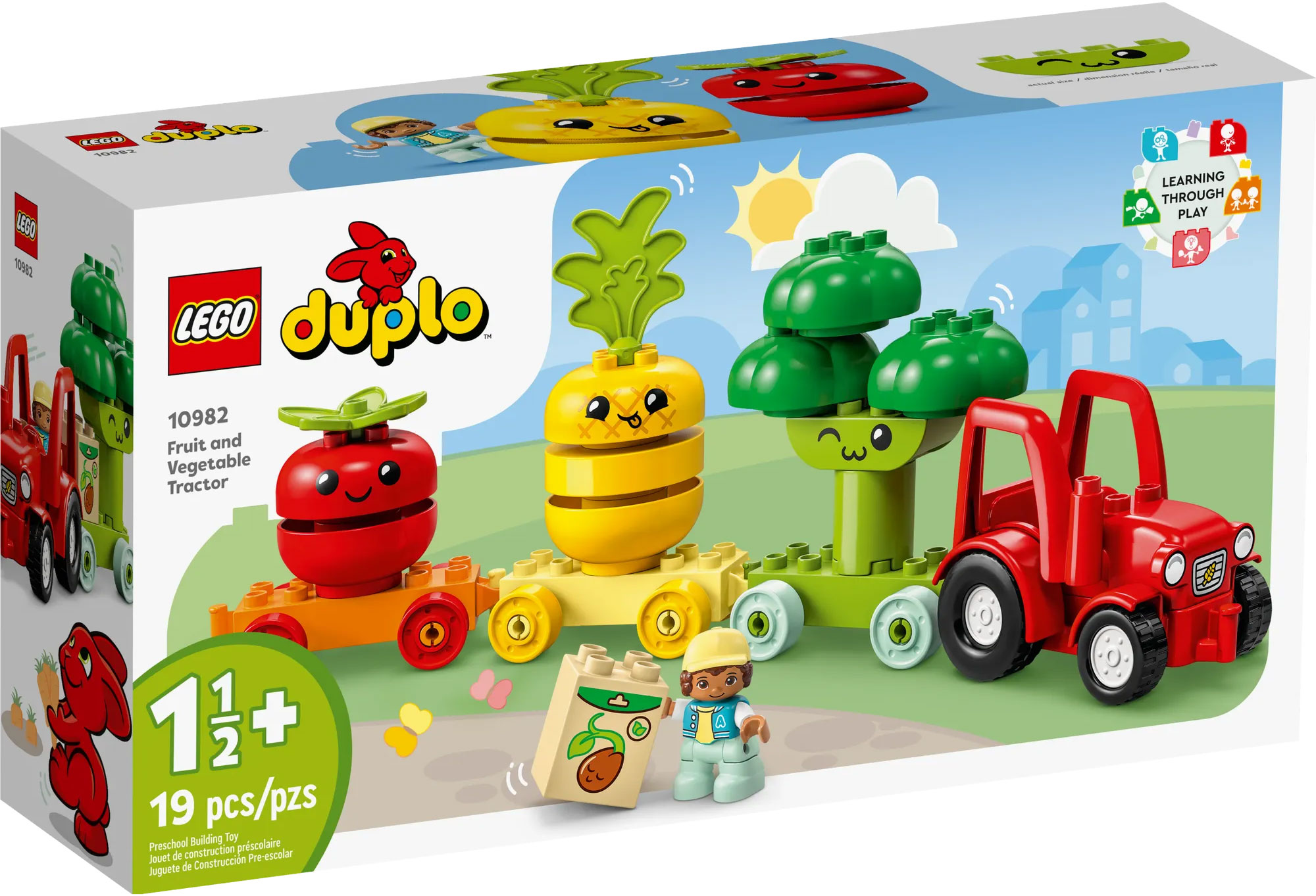 LEGO Duplo 10982 pas cher, Le tracteur des fruits et légumes