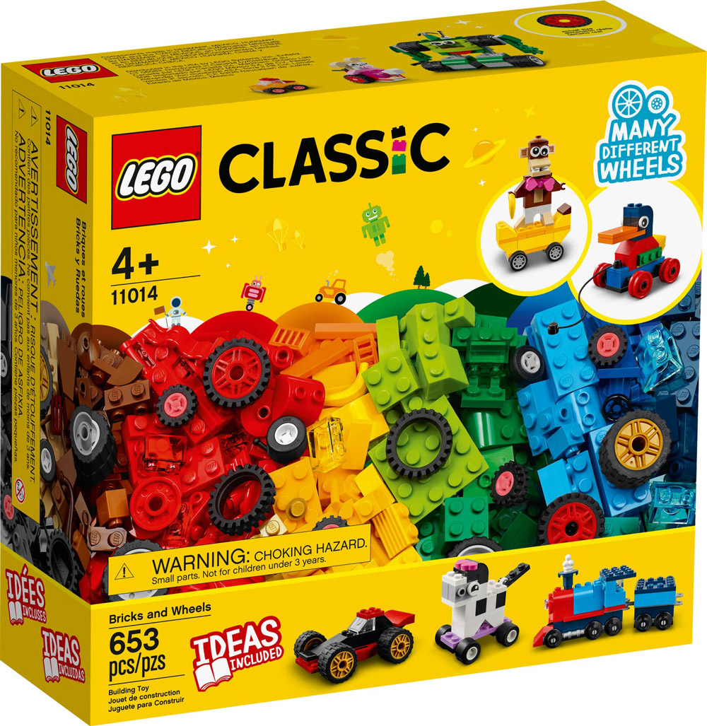 LEGO Classic 11014 pas cher, Briques et roues