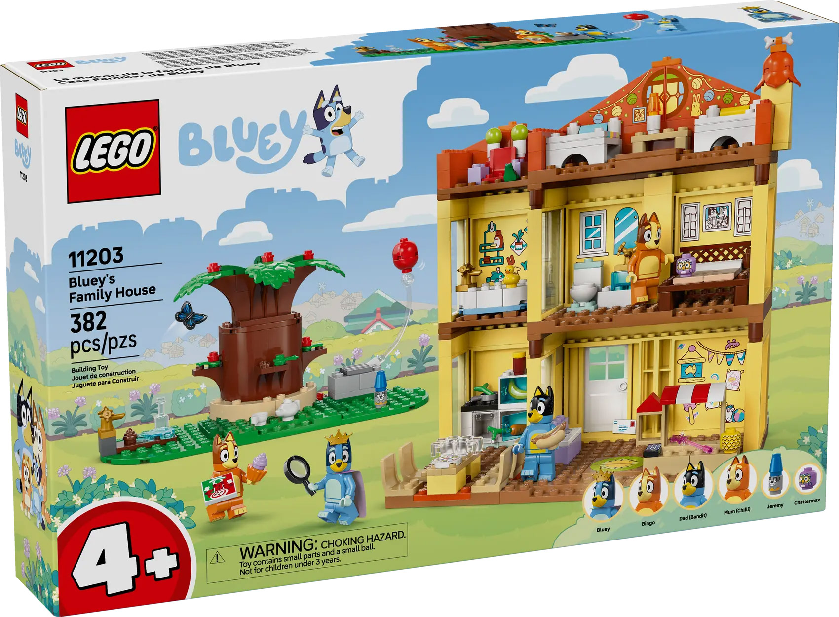 LEGO Bluey 11203 pas cher, La maison de famille de Bluey