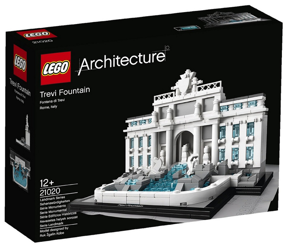 LEGO Architecture 21020 pas cher, La Fontaine de Trevi (Rome, Italie)