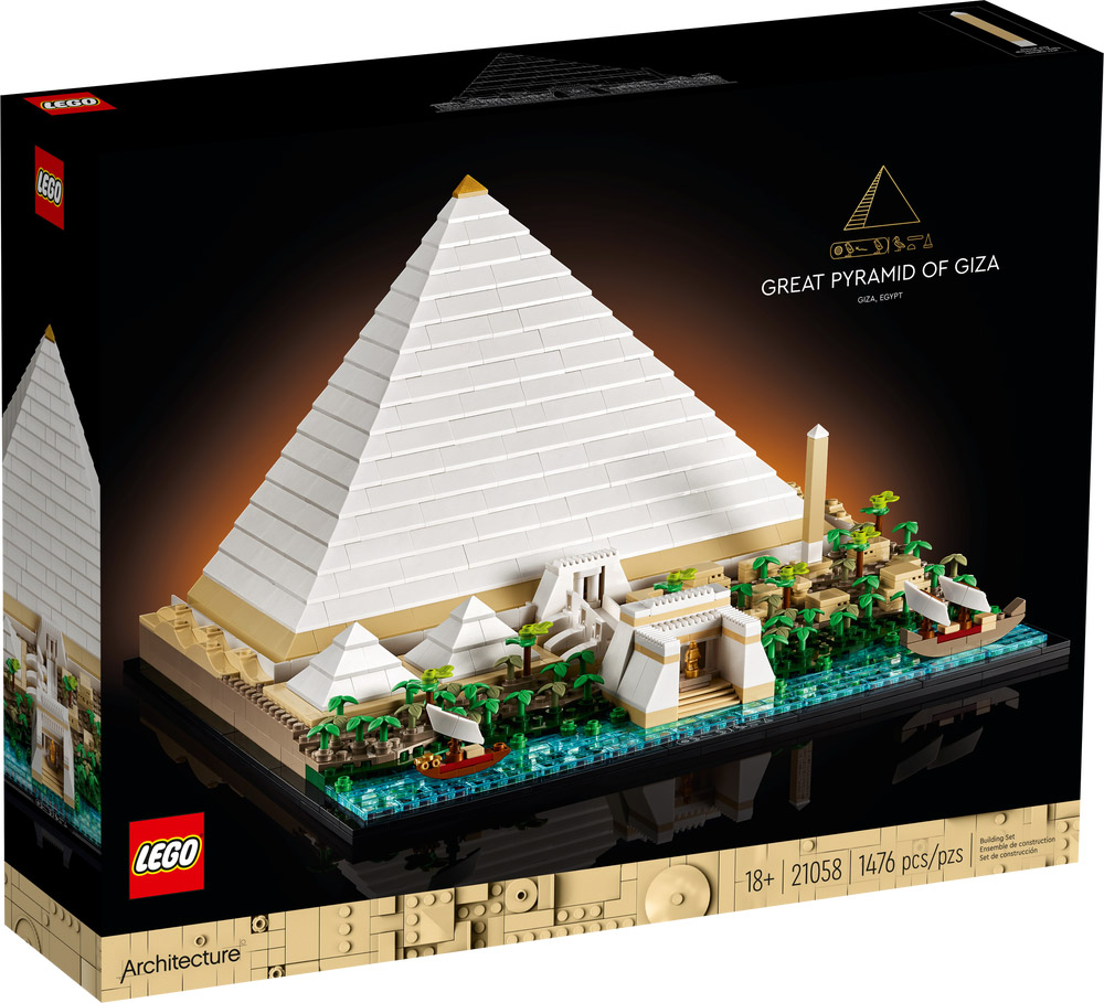 LEGO Architecture 21058 pas cher, La grande pyramide de Gizeh