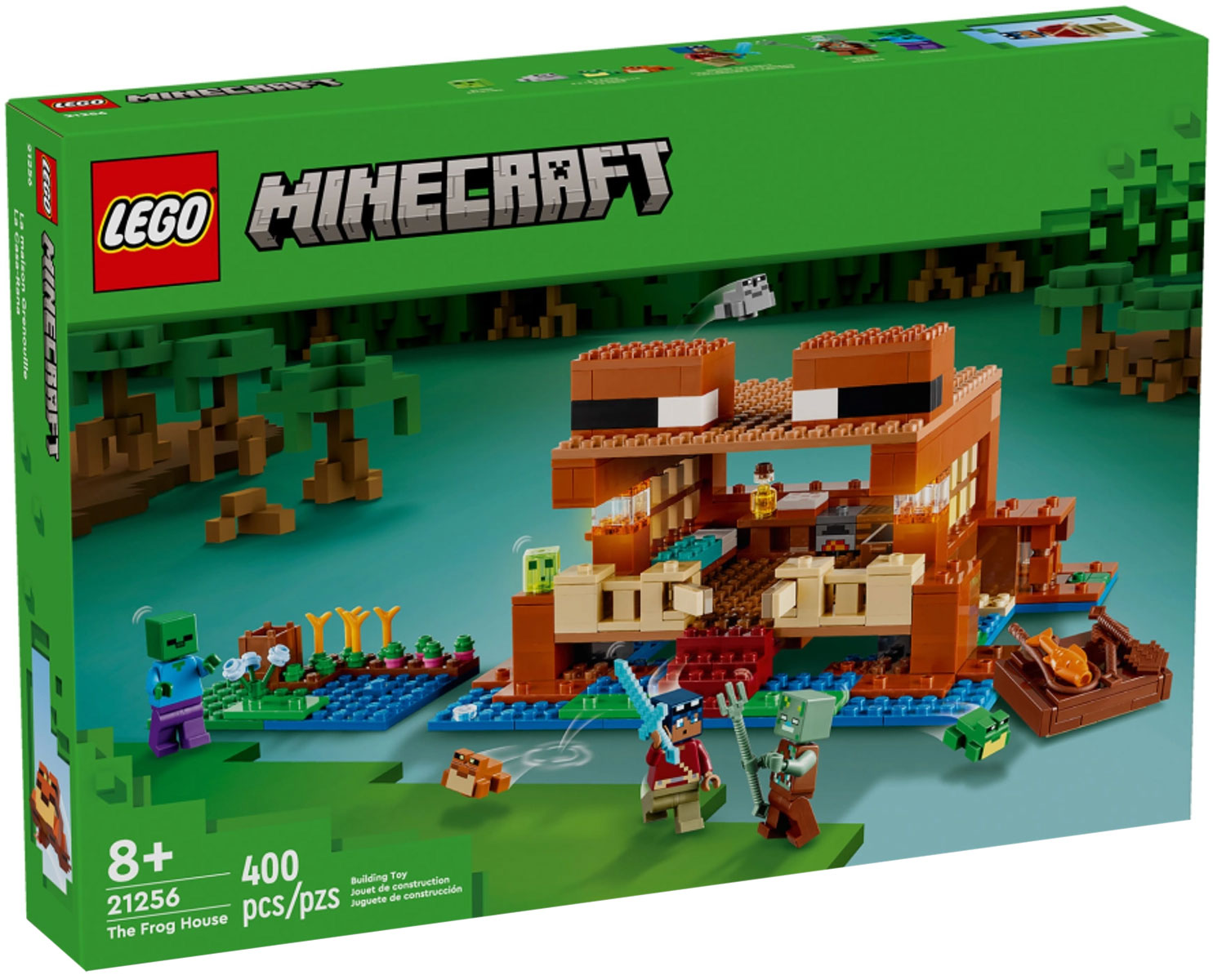 LEGO Minecraft 21256 pas cher, La maison de la grenouille