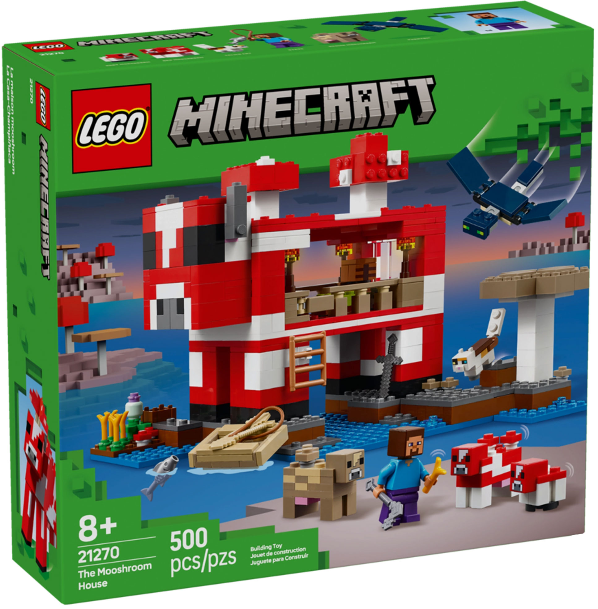 LEGO Minecraft 21270 pas cher, La maison des Champimeuhs