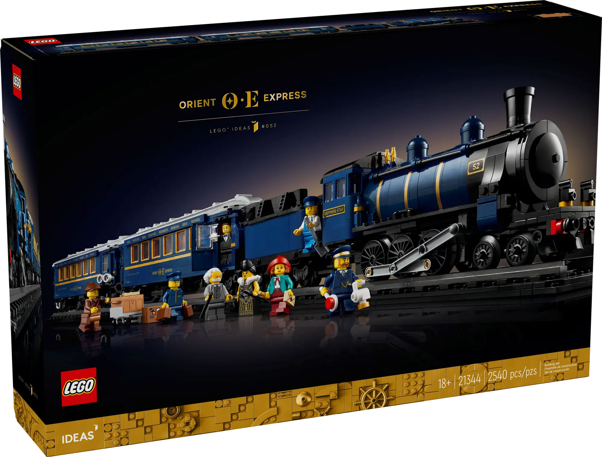 LEGO Ideas 21344 pas cher, Le train Orient-Express