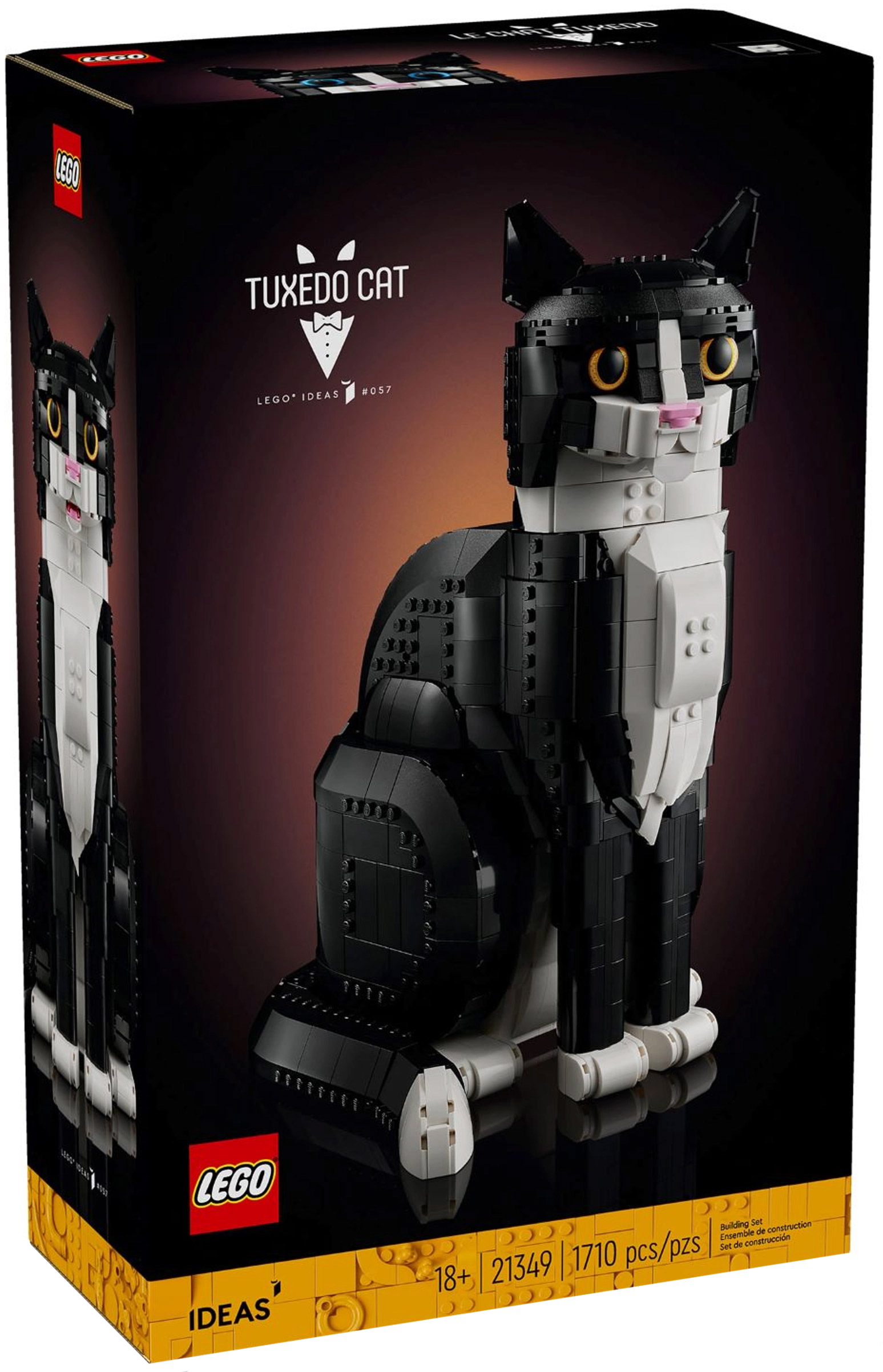 LEGO Ideas 21349 pas cher, Le chat bicolore