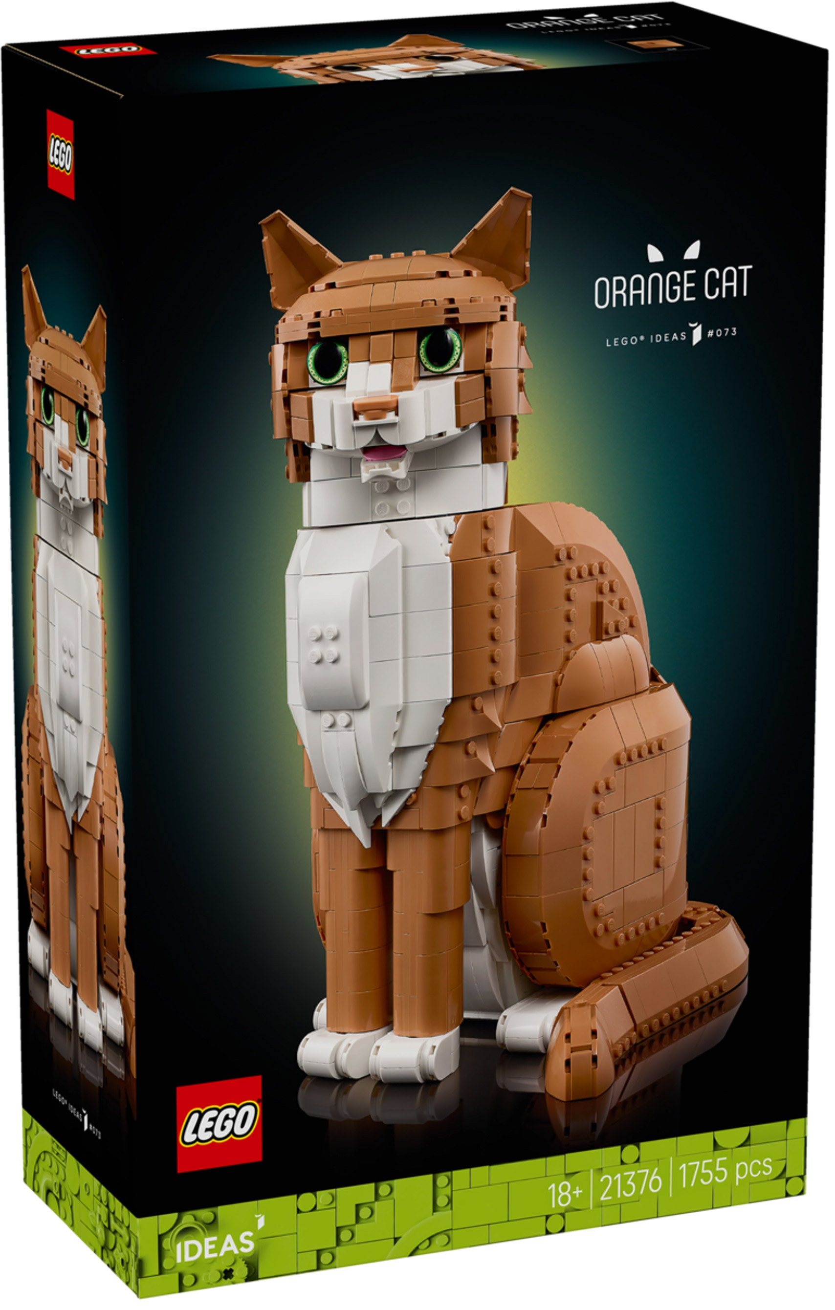 LEGO Ideas 21376 pas cher, Le chat roux