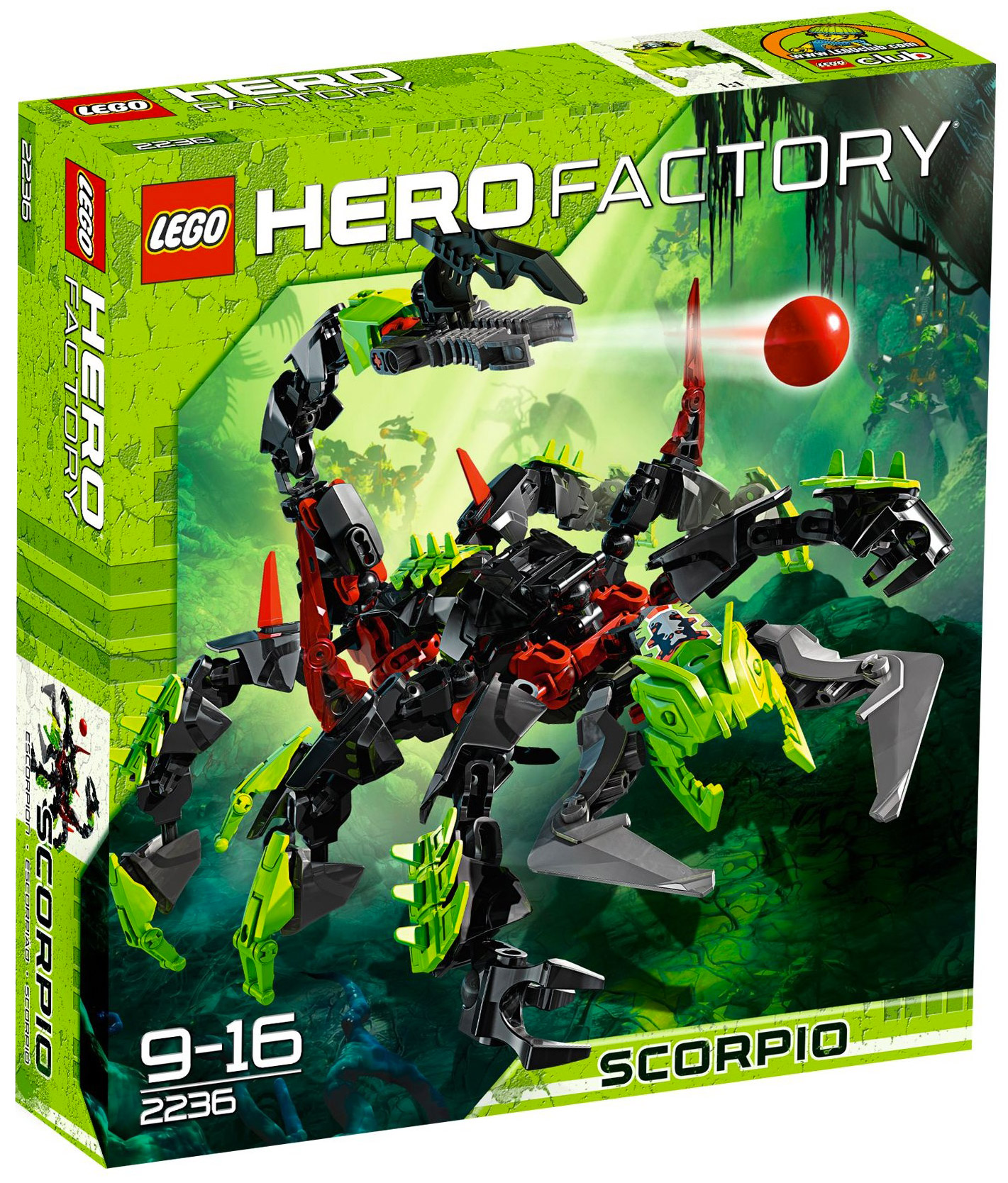 LEGO Hero Factory 2236 pas cher, Scorpio