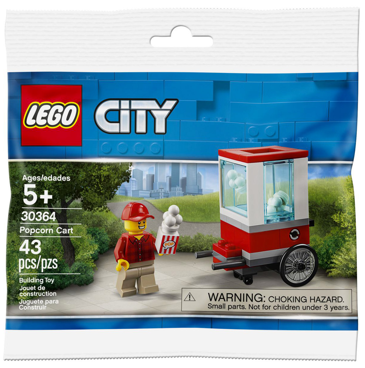 LEGO City 30364 pas cher, Popcorn Cart (Polybag)
