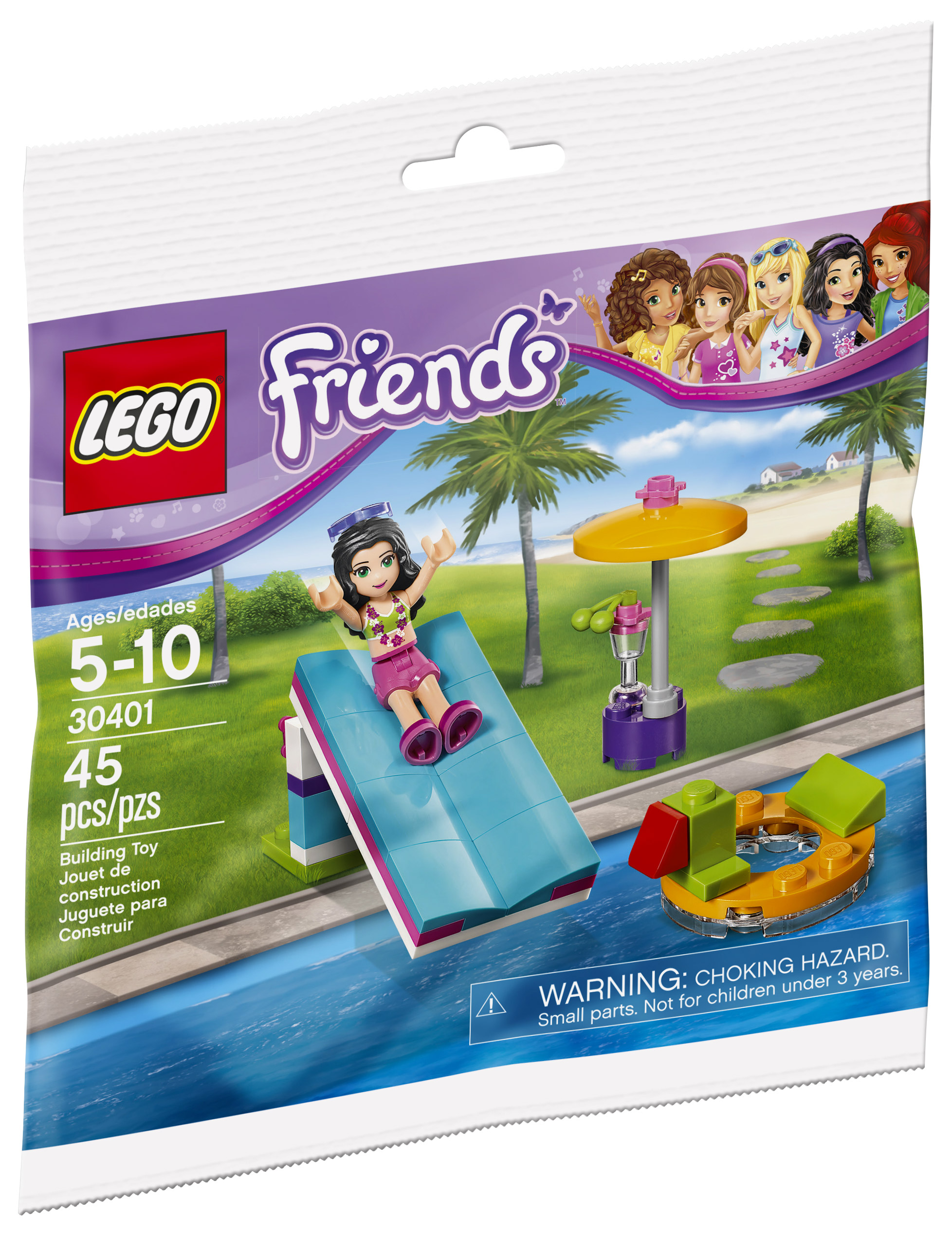 LEGO Friends 30401 pas cher, Le toboggan (Polybag)