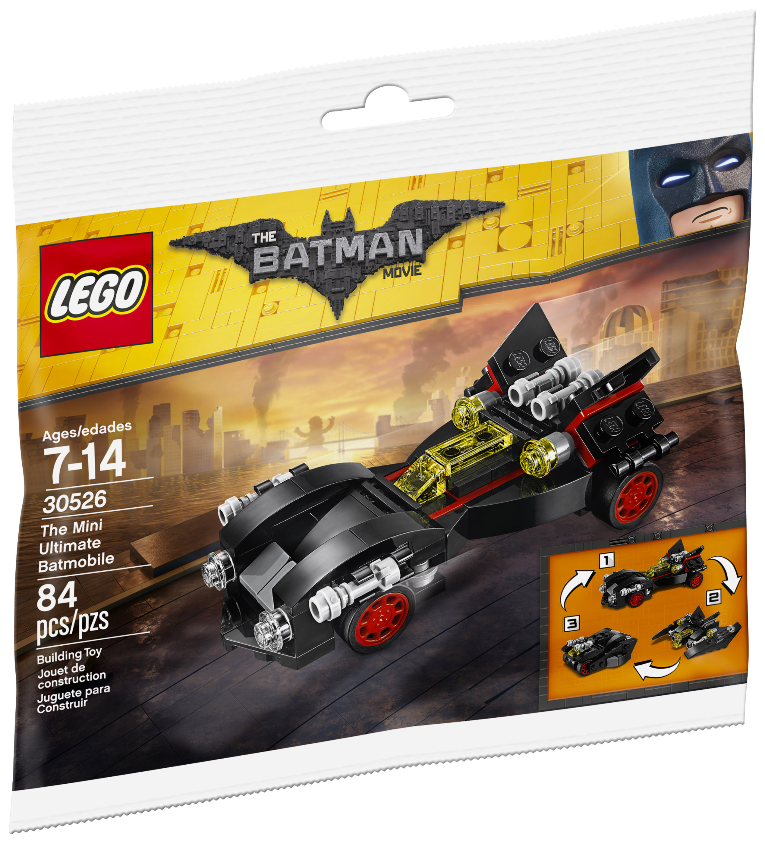 LEGO The Batman Movie 30526 pas cher, The Mini Ultimate Batmobile (Polybag)