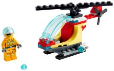 LEGO City 30566 pas cher, L'hélicoptère des pompiers (Polybag)