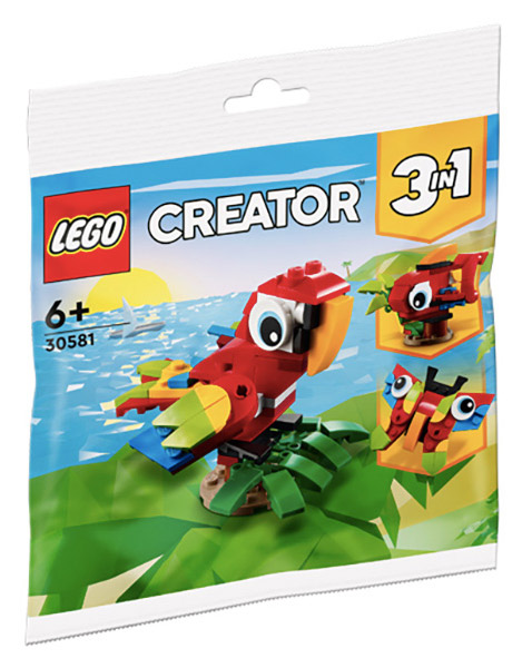 LEGO Creator 30581 pas cher, Le perroquet tropical (Polybag)