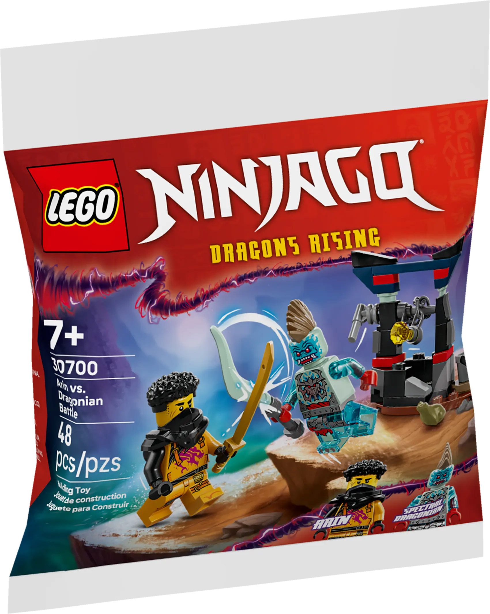 LEGO Ninjago 30700 pas cher, Combat entre Arin et le Draconique (Polybag)