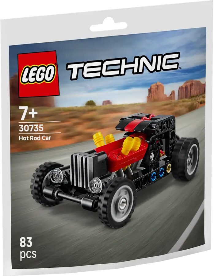 LEGO Technic 30735 pas cher, La voiture Hot Rod (Polybag)