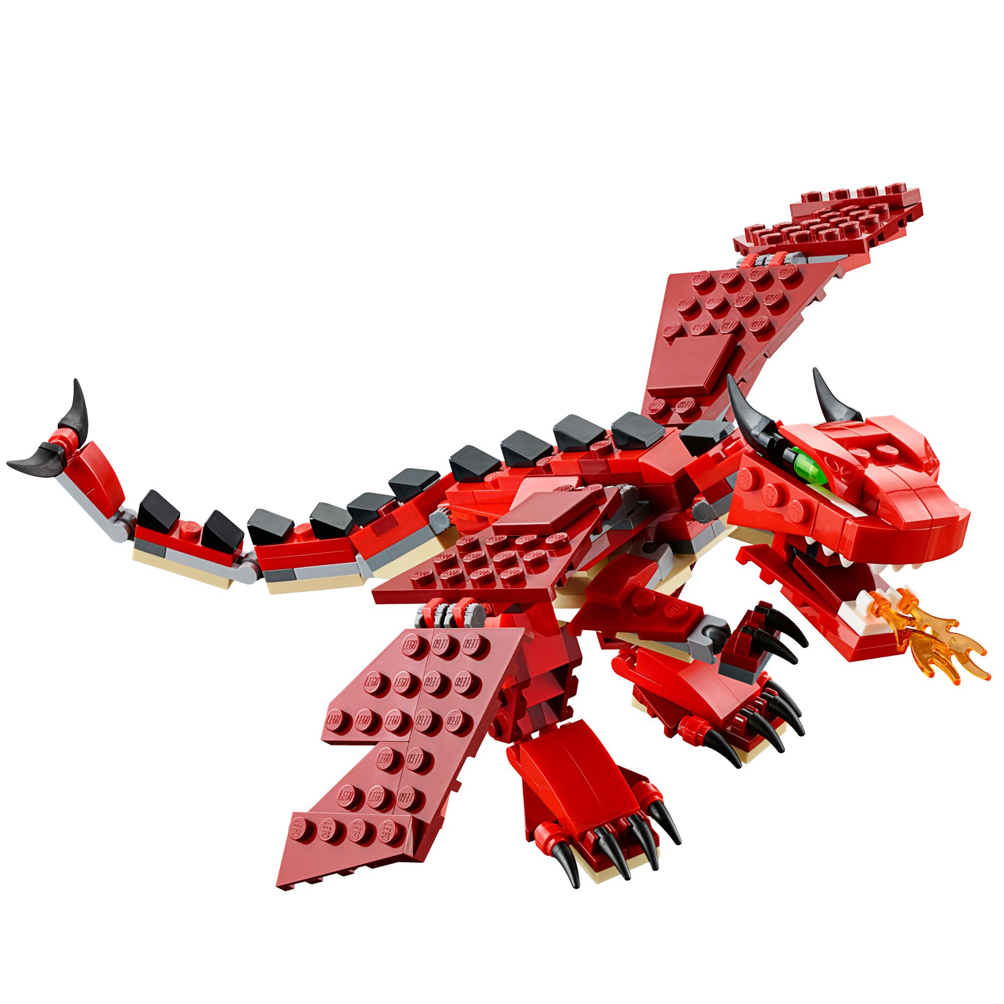 LEGO Creator 31032 pas cher - Les créatures rouges