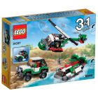 LEGO Creator 31037 pas cher, Les véhicules de l'aventure