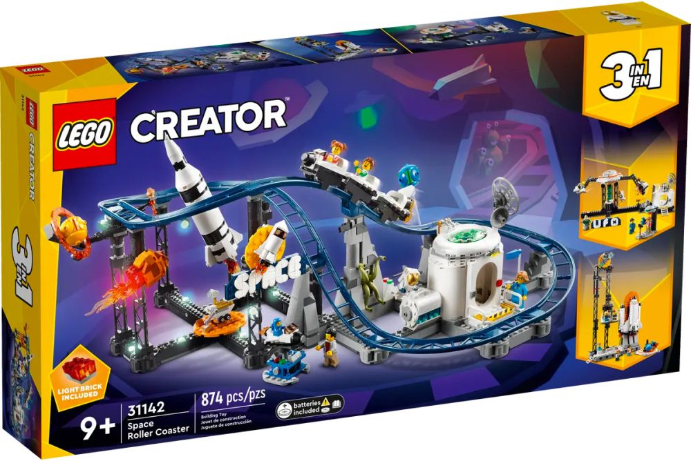 LEGO Creator 31142 pas cher, Les montagnes russes de l’espace