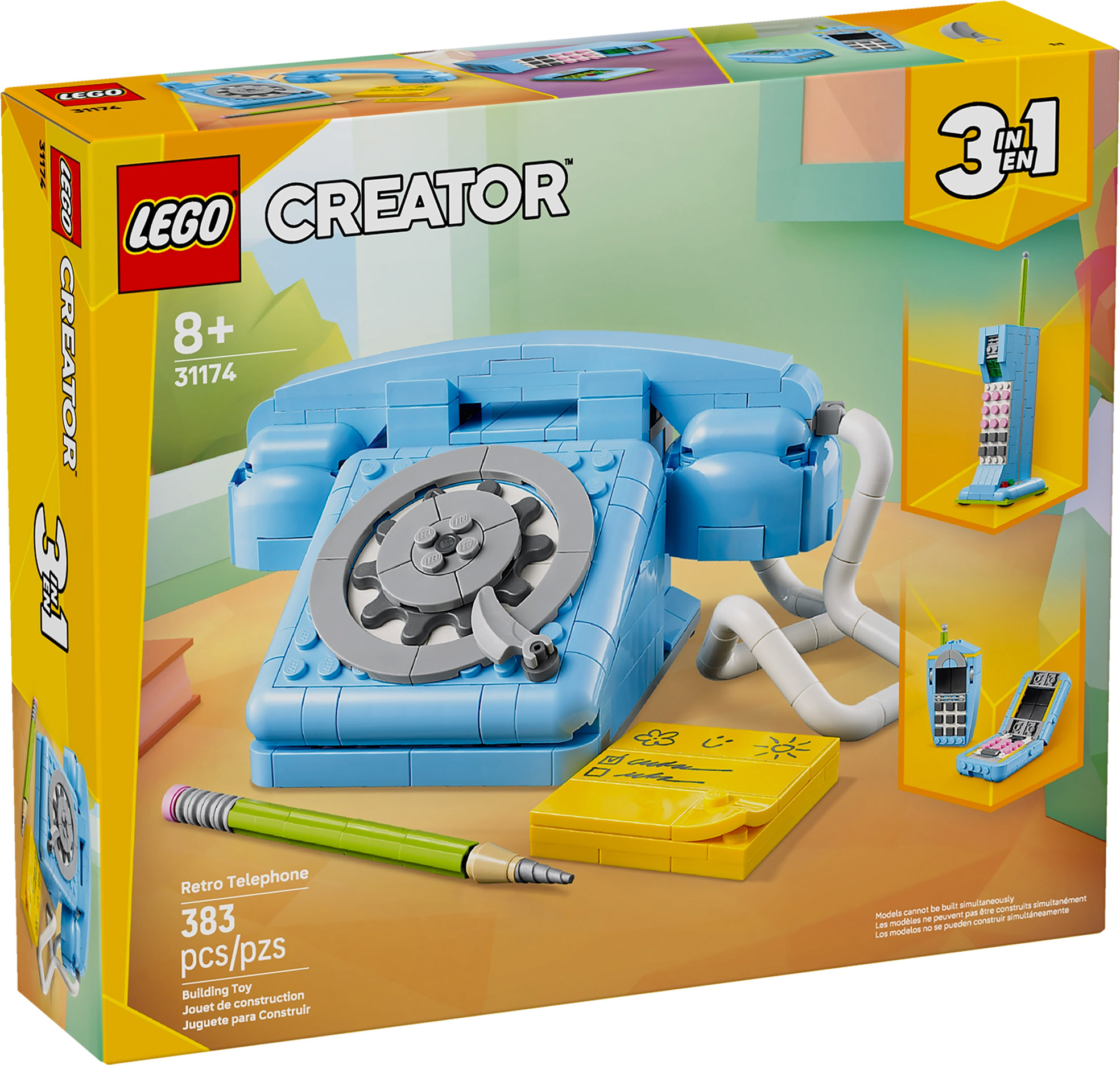 LEGO Creator 31174 pas cher, Le téléphone rétro